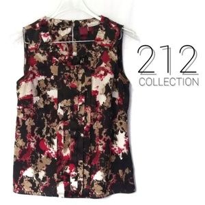 212 Collection | Tops | Pleated Floral Blouse Euc | Poshmark